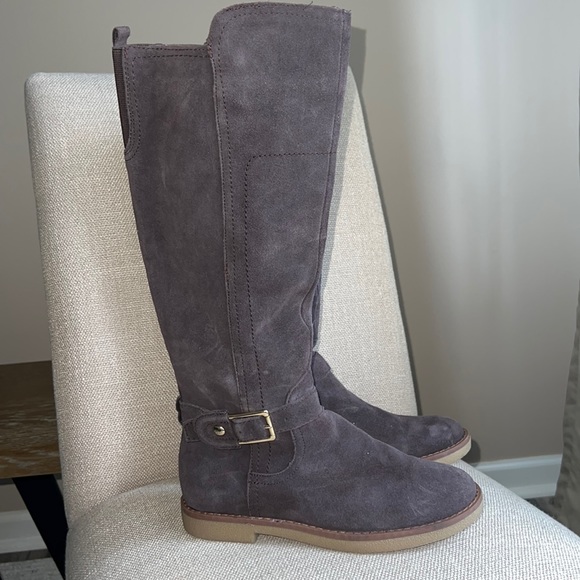 Tommy Hilfiger | Shoes | Tommy Hilfiger Nelly Tall Suede Boots | Poshmark